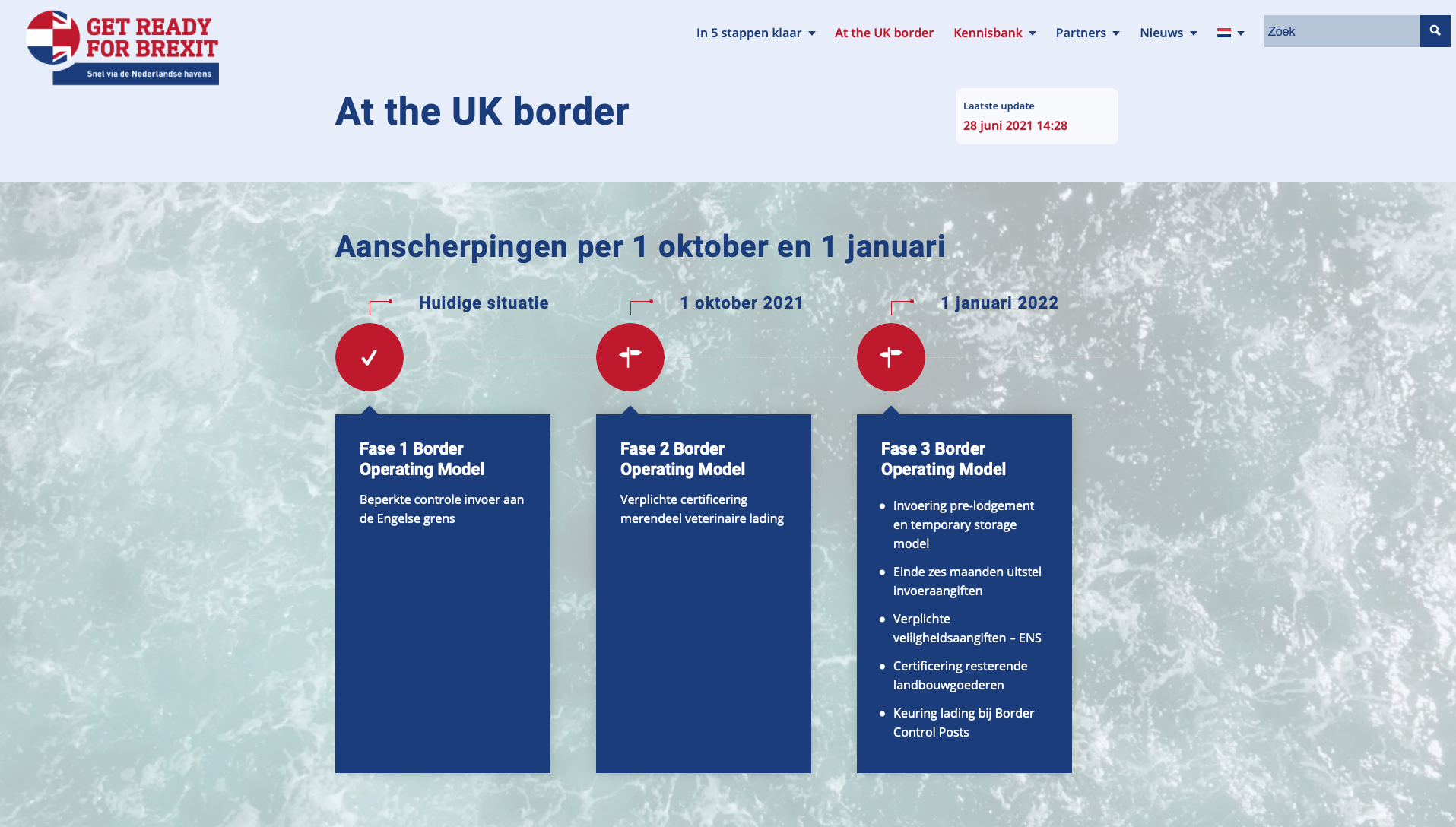 Aan de Britse grens na TOM - Get Ready for Brexit